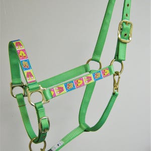 Flip Flops Horse Halter, Colorful Flip Flop Mini Horse Halter ...