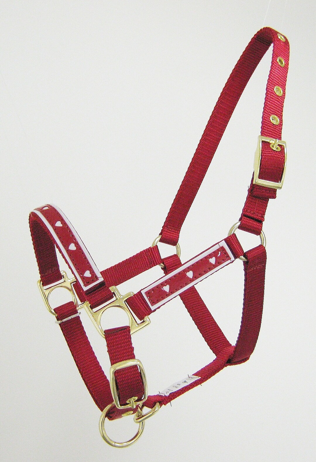 Mini Horse Size Halter, Silver Braid With Piping Design Mini Halter ...