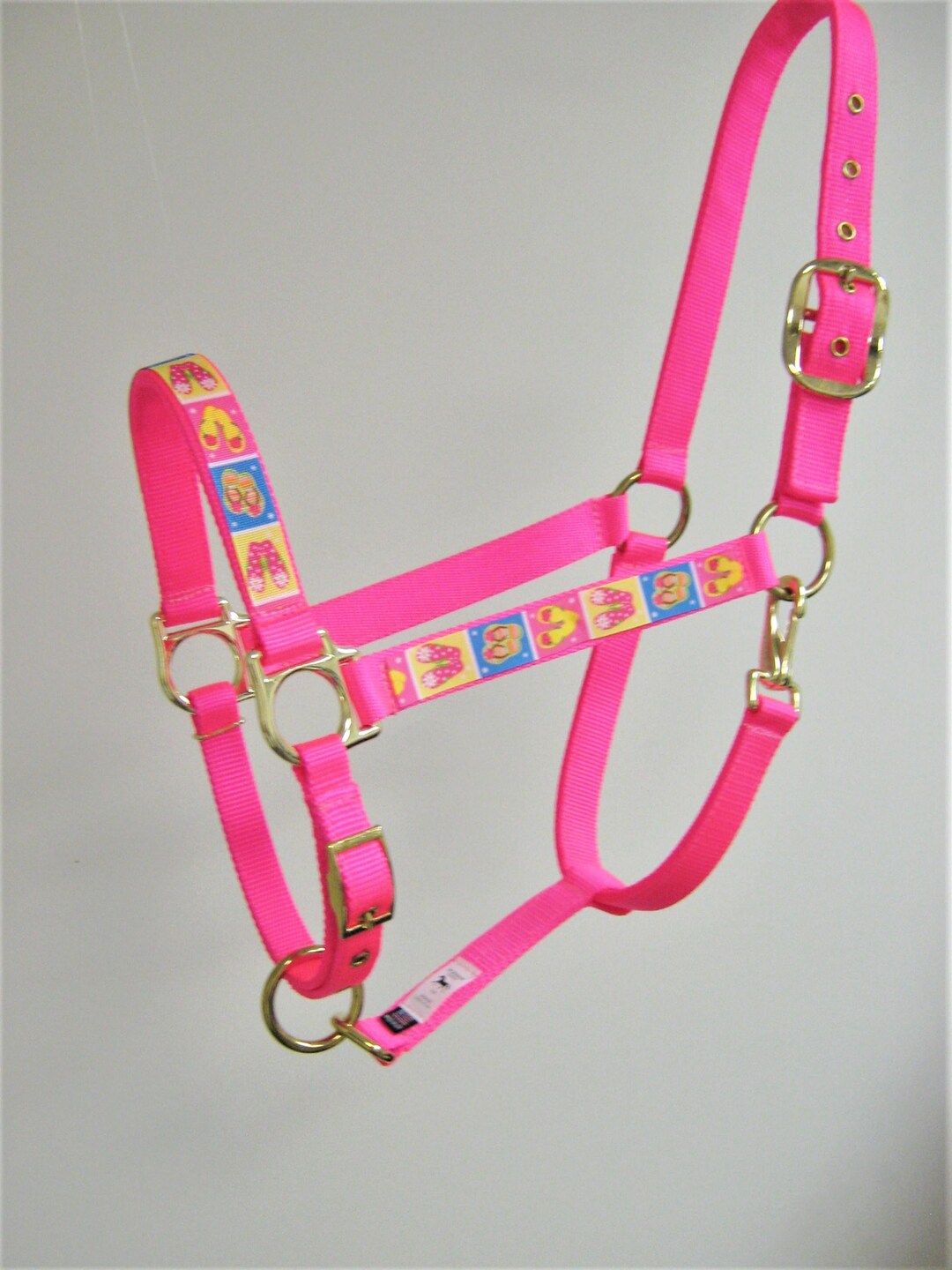 Flip Flops Horse Halter, Colorful Flip Flop Mini Horse Halter ...