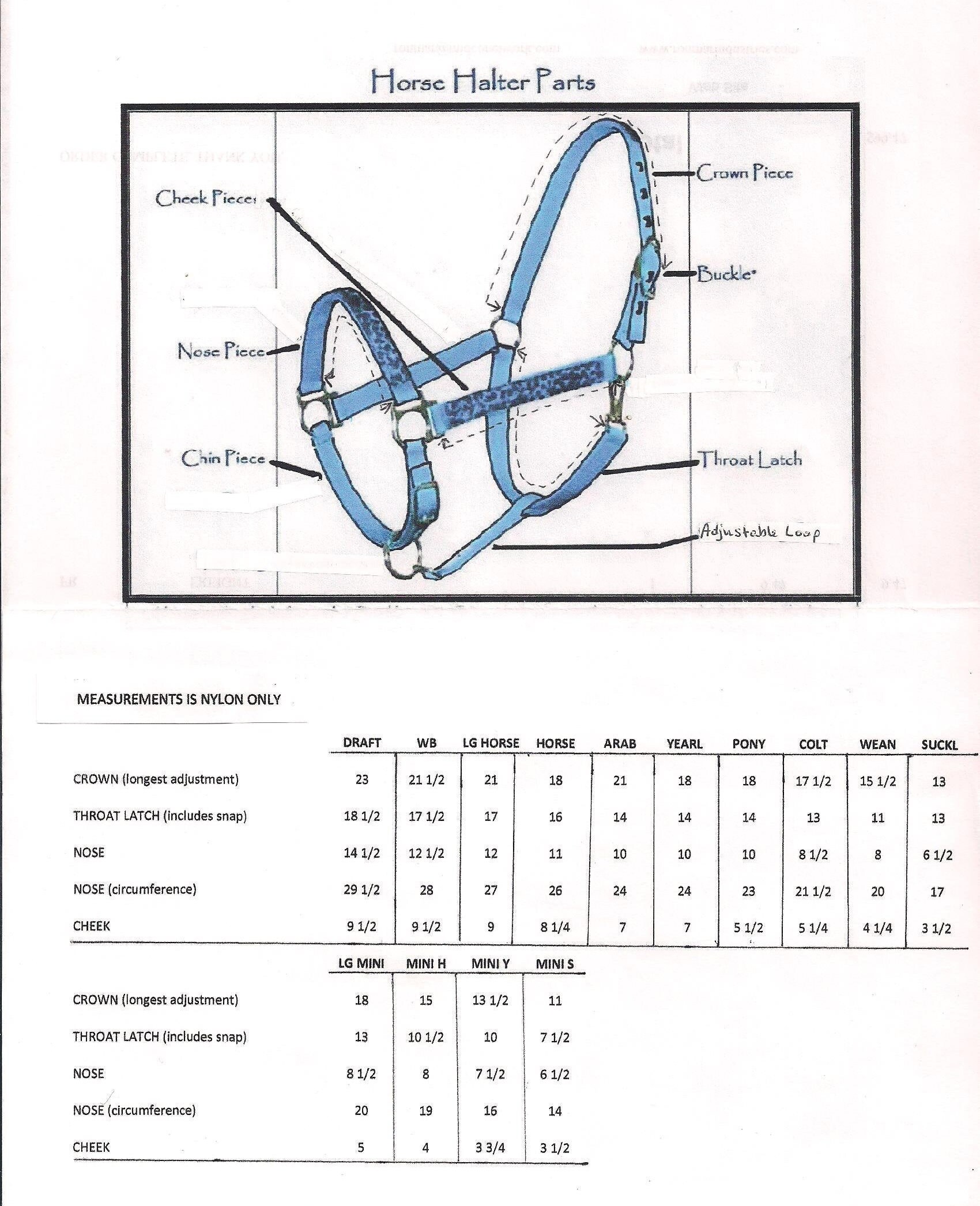 Horses with Bits Horse Halter Bit Design Draft Halter Custom | Etsy