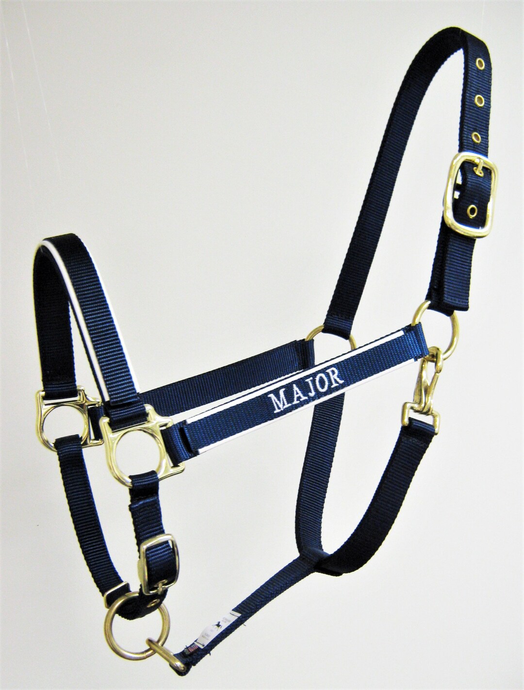 Personalized Horse Halter With Piping Edge, Custom Draft Horse Halter ...
