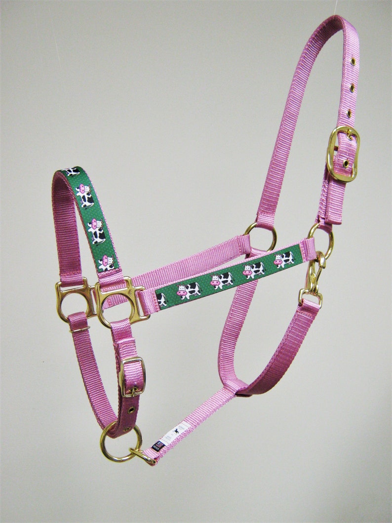 Milk Cow Design Horse Halter Cute Cow Draft Horse Halter - Etsy