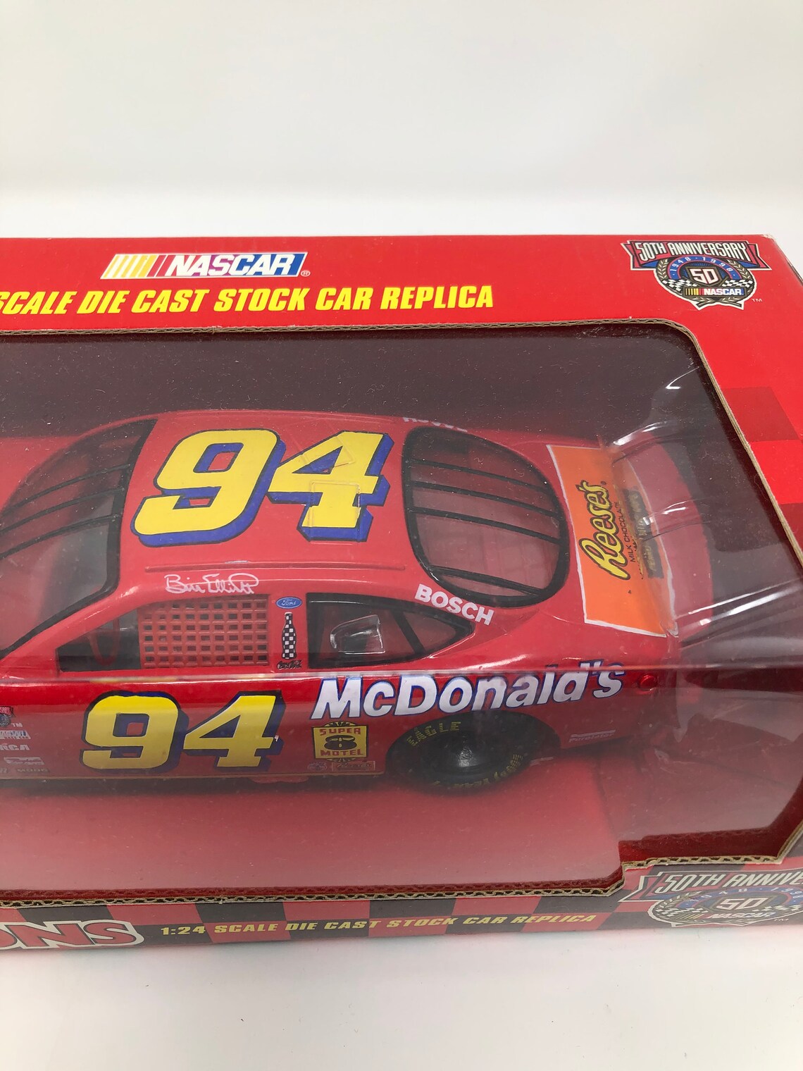 Nascar Mdonald's 94 Car 1:24 Scale Die Cast Stock Car | Etsy