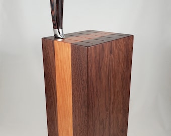 Wood Knife Block | Etsy