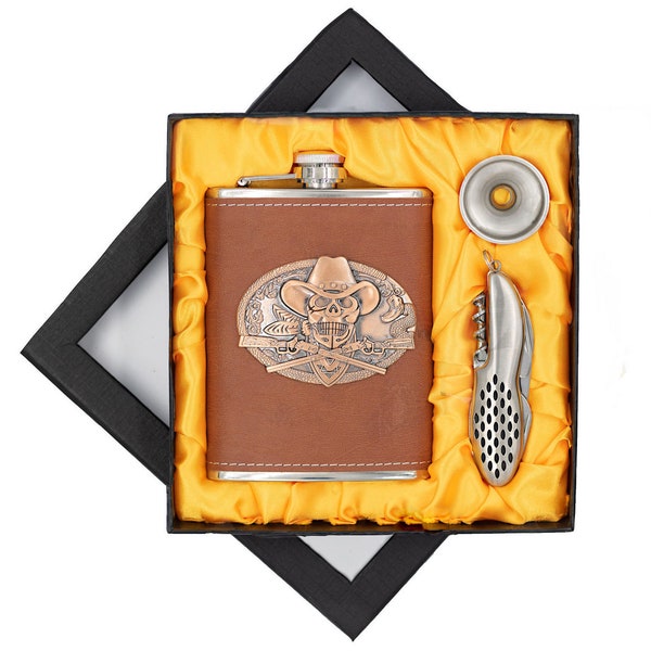 Skull Flask - Etsy