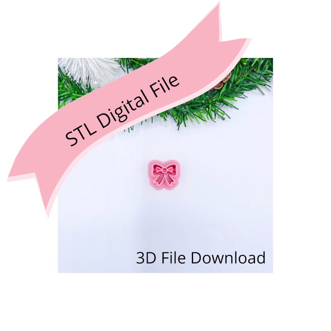 Pretty Bow 3d Printer STL Digital Download - Etsy Australia