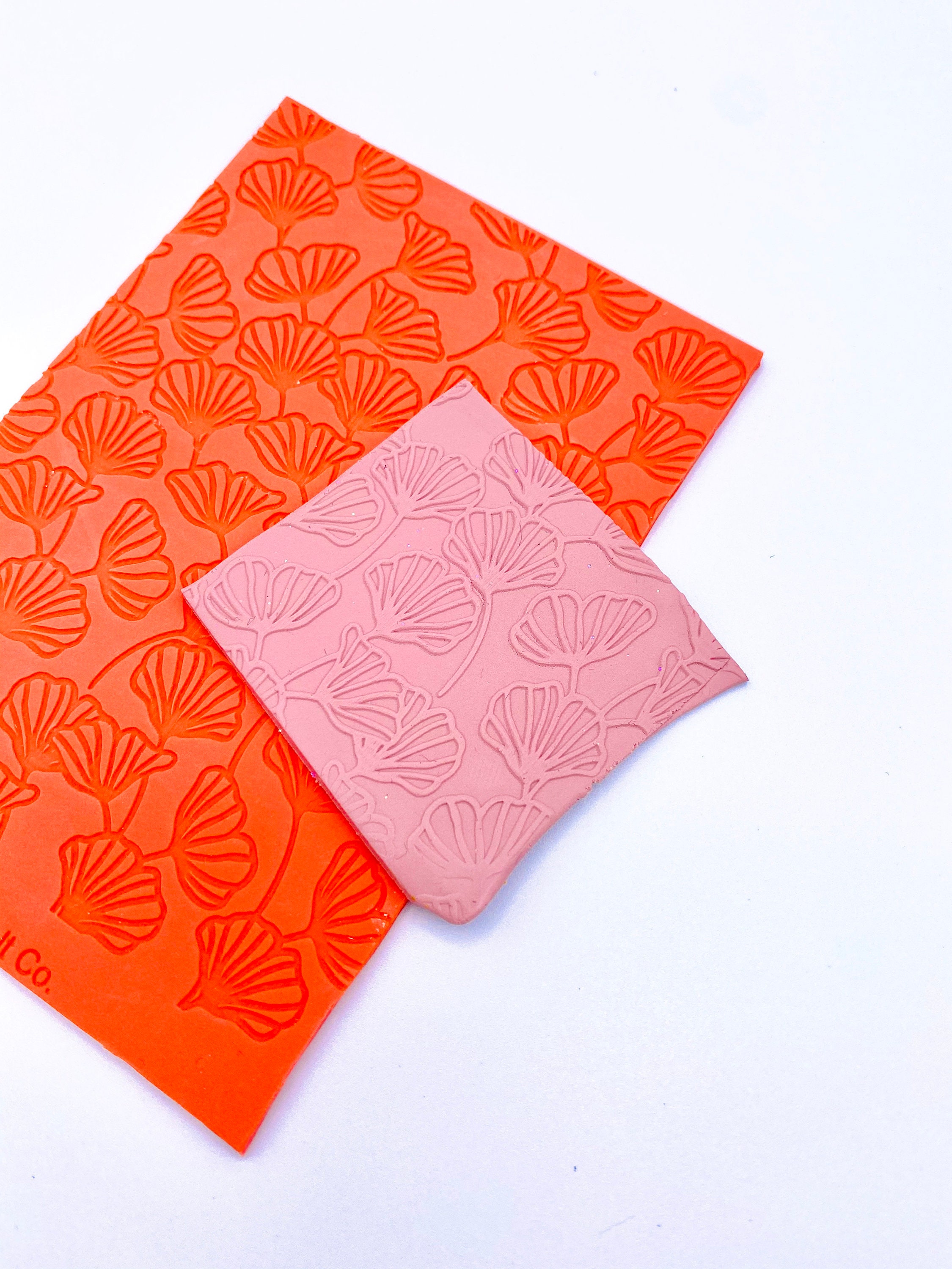 Ginkgo Clay Texture Sheet - Etsy
