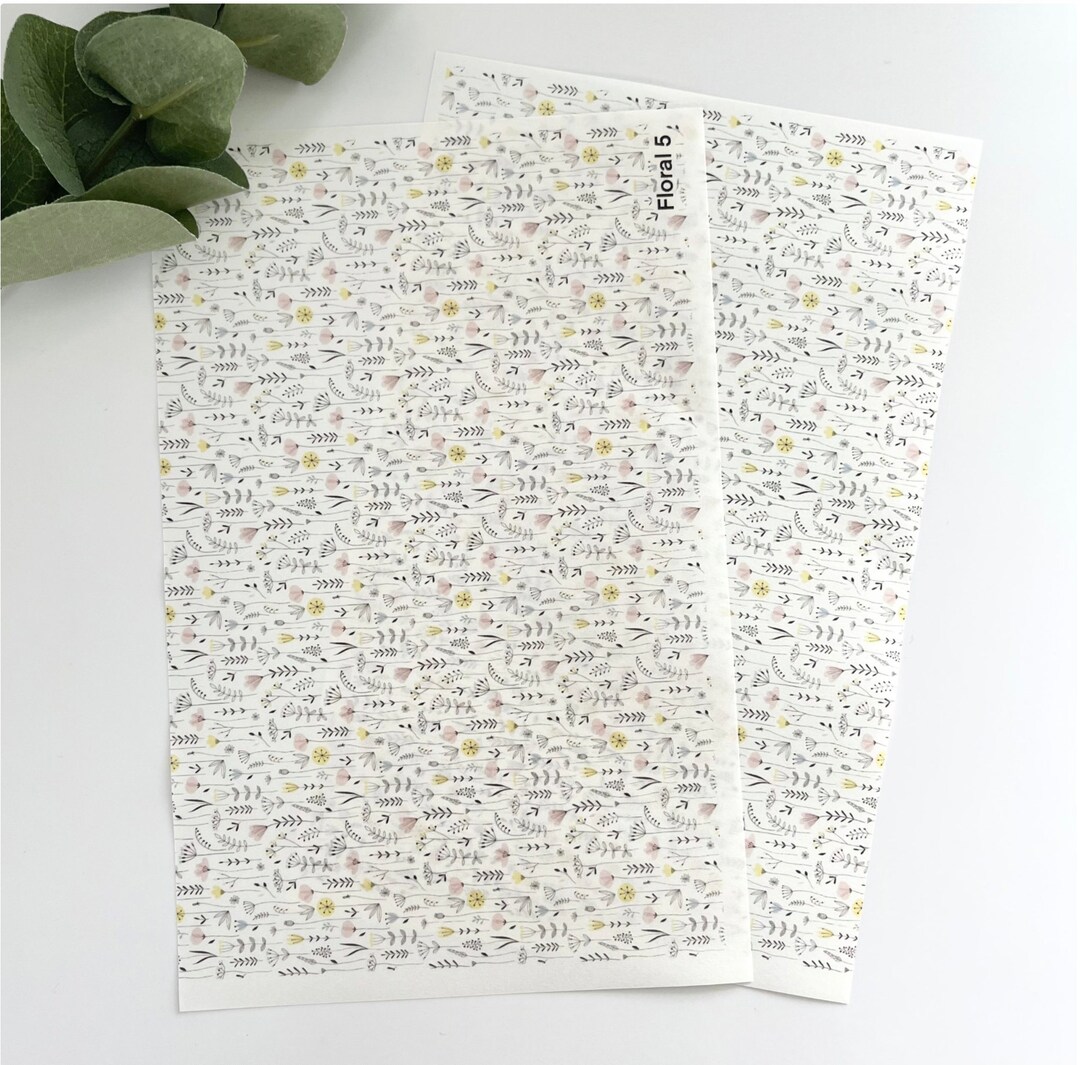 Florals 5 Clay Tattoo Transfers - Etsy