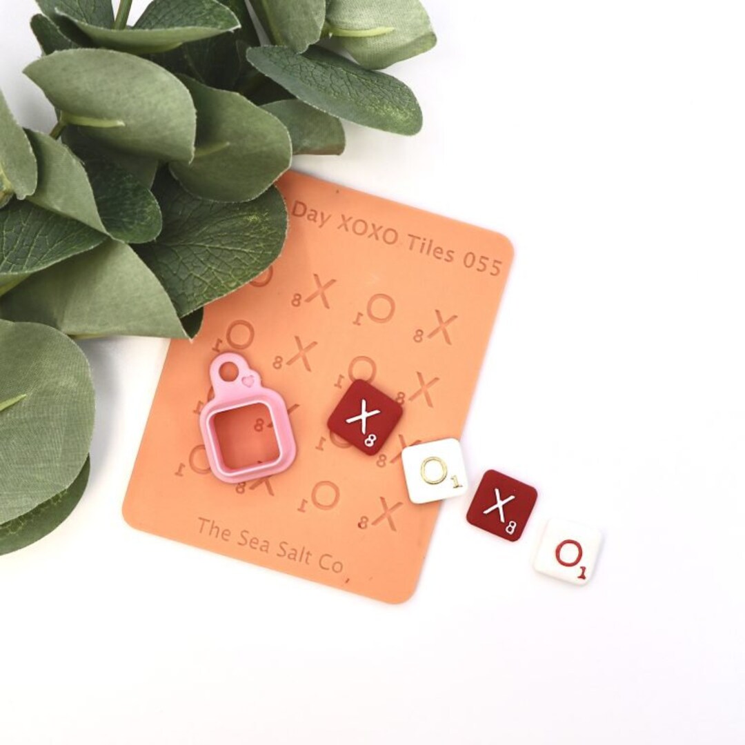 V Day XOXO Texture Tile and Matching Cutter - Etsy