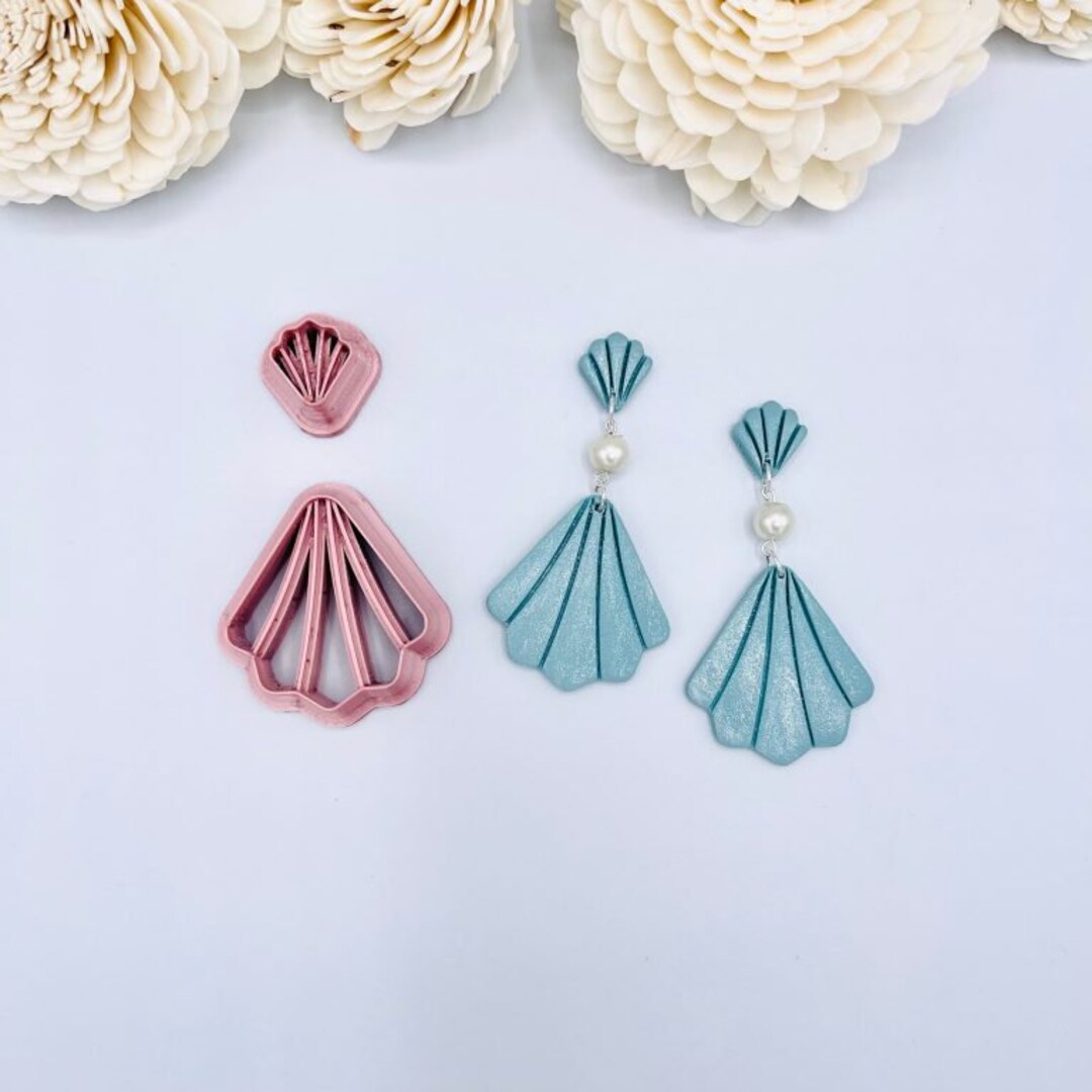 Elongated Seashell Clay Cutter Set - Etsy