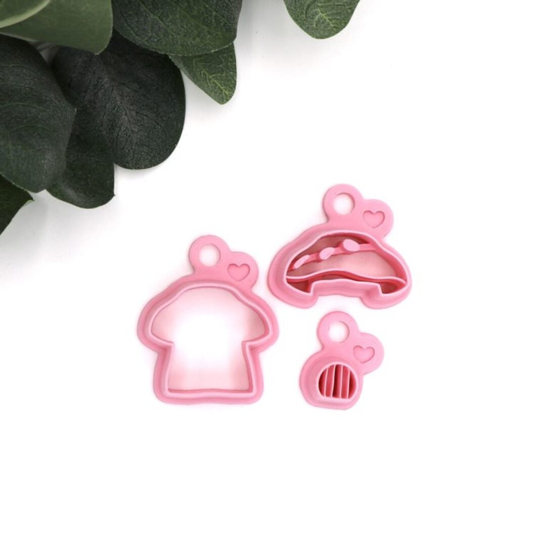 Mushroom House Clay Cutter Set - Etsy