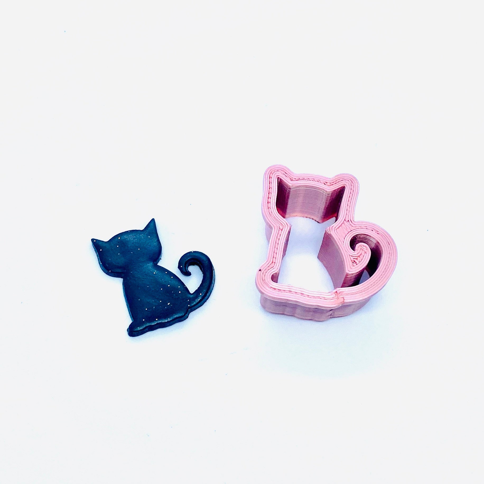 Kitty Noire Cat Clay Cutter Cookie Cutter Fondant Cutter - Etsy