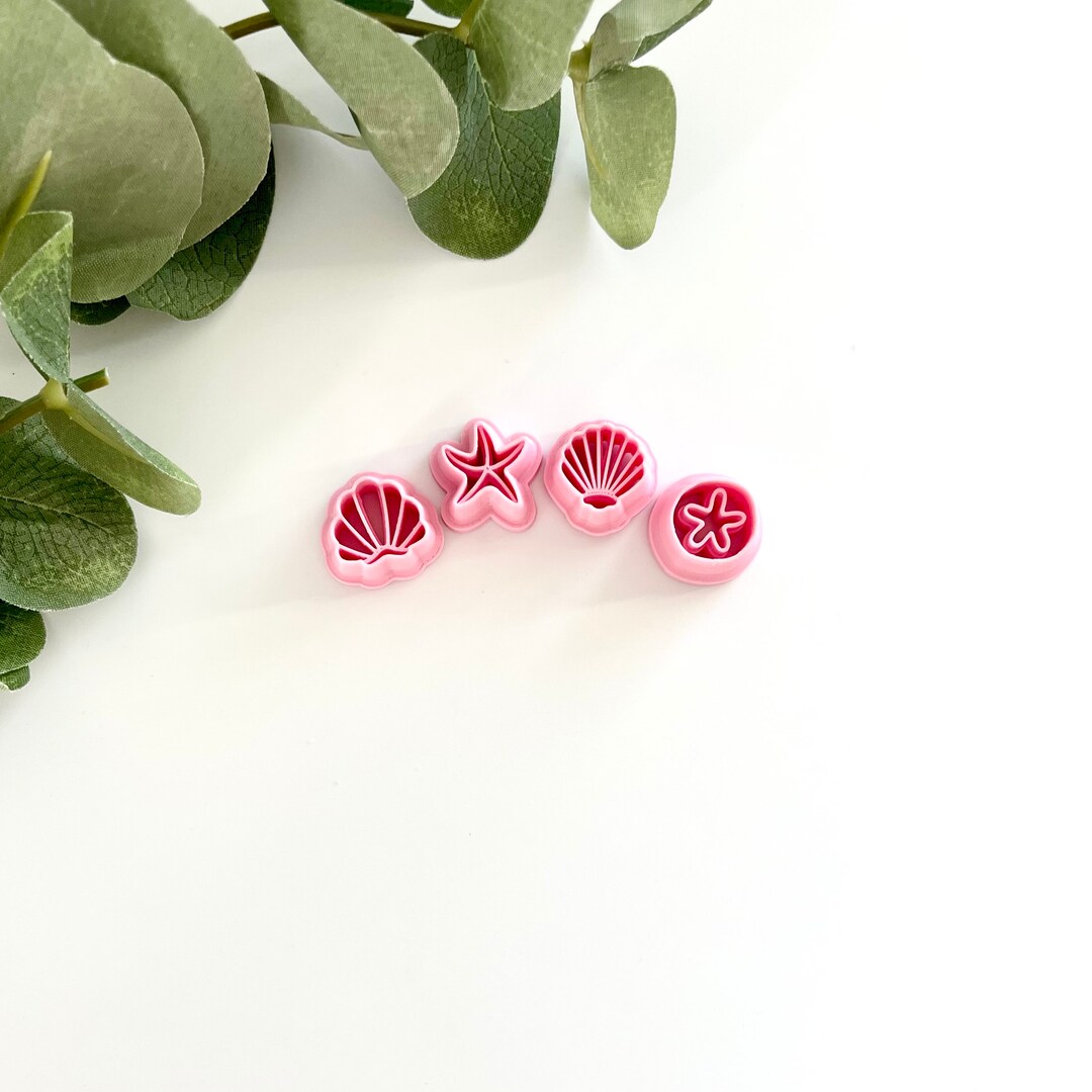 Beachy Stud Sea Shells Clay Cutter Bundle - Etsy