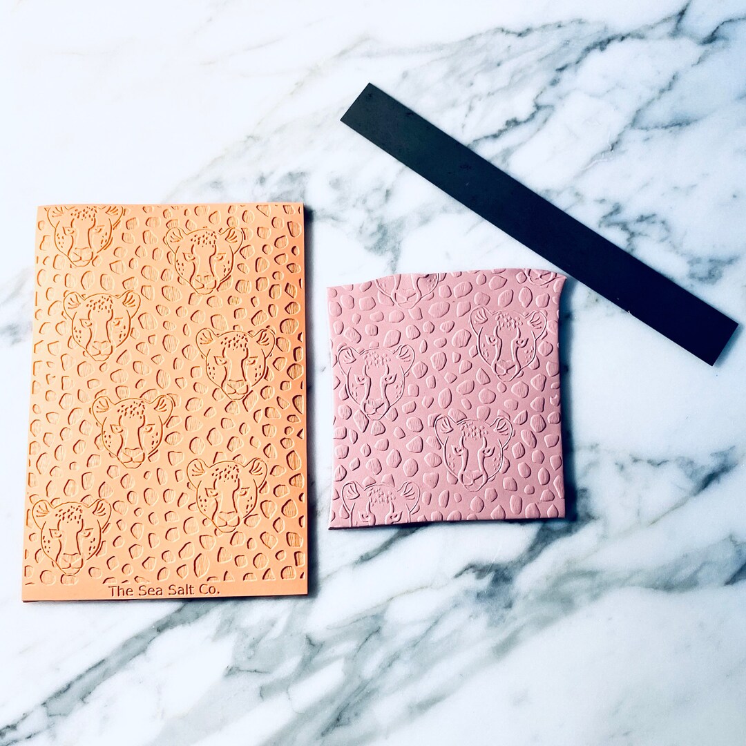 Into the Wild Cheetah Clay Texture Sheet - Etsy