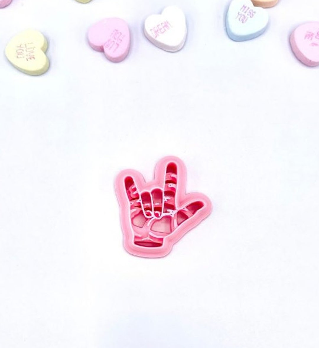 ILY Sign Language Clay Cutter - Etsy