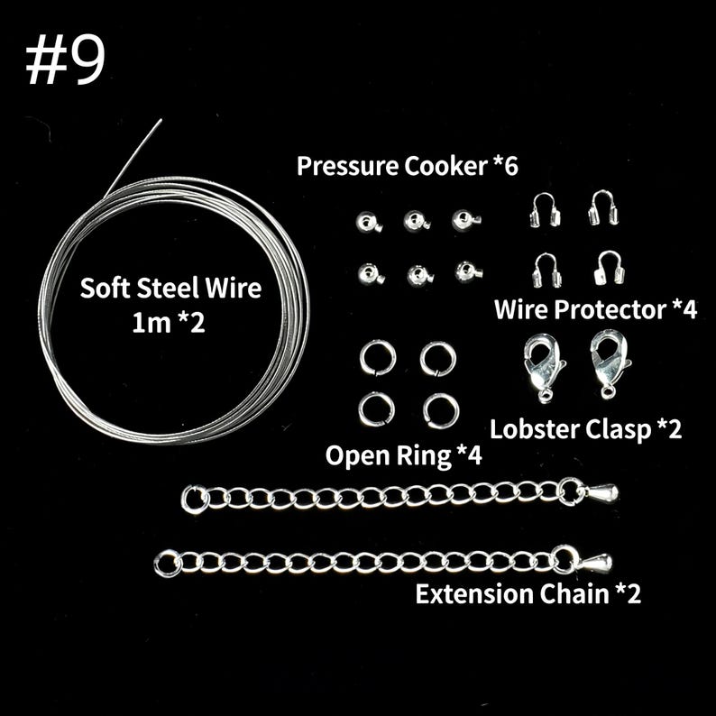 Bracelet Material Kit, Marquee-cut Diamond Zircon Jewelry Set, Handmade ...