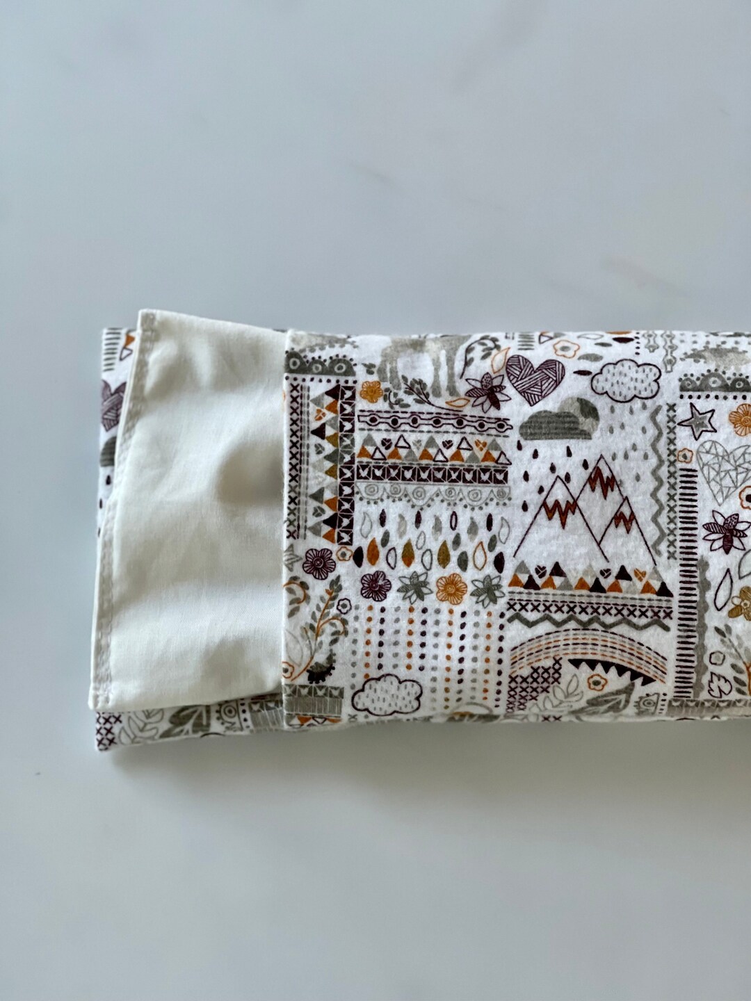 Bohemian Nature Flannel Heat Pack. Microwave Heating Pad With Washable ...