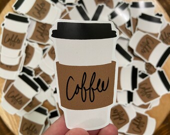 Coffee Cup Decal - Etsy