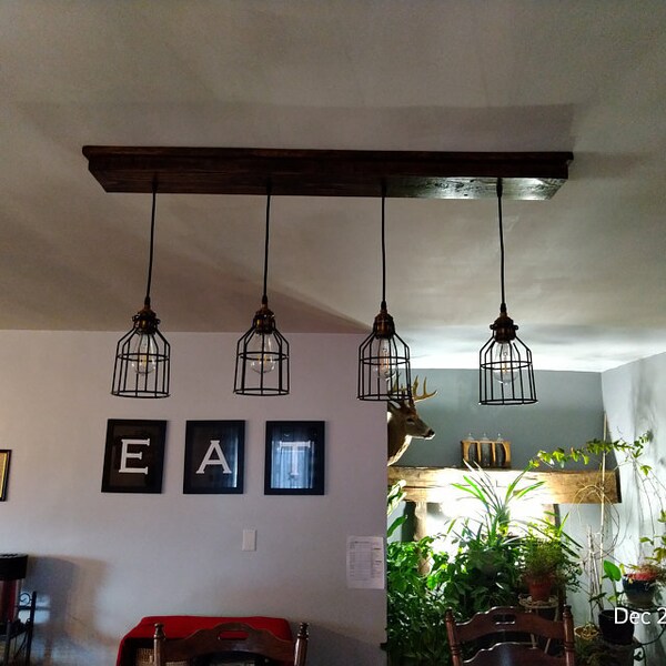 Rustic Kitchen Light - Etsy