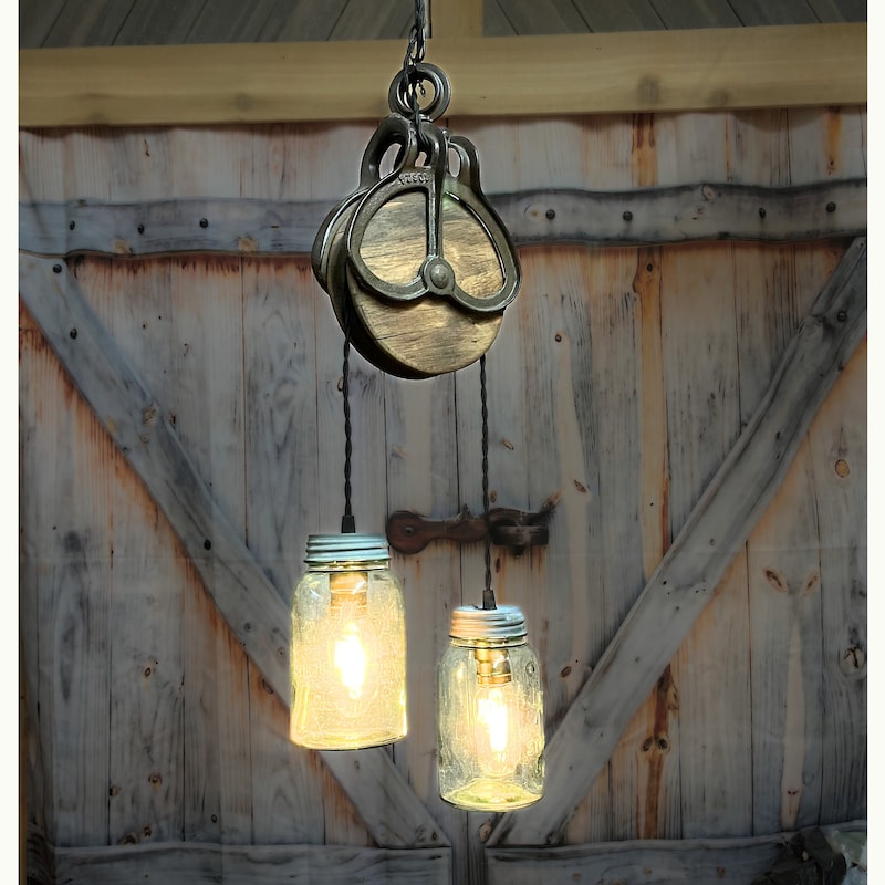 Rustic Lighting - Etsy