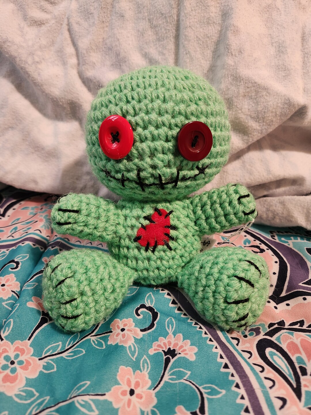Zombie Voodoo Doll Plushie - Etsy