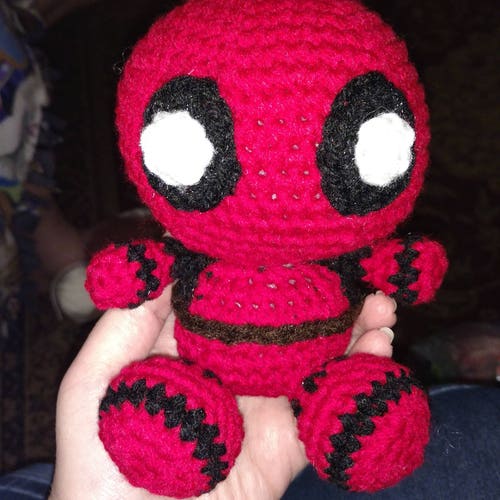 Deadpool Dragon Poseable Plush Plushie - Etsy