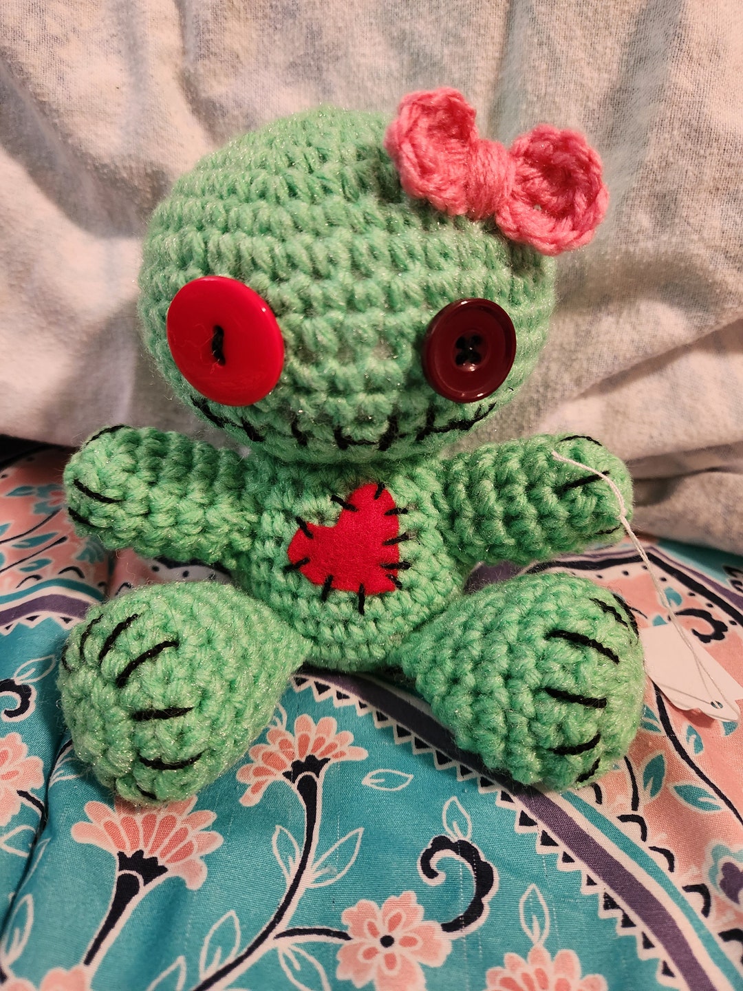 Girly Zombie Voodoo Doll Plushie - Etsy