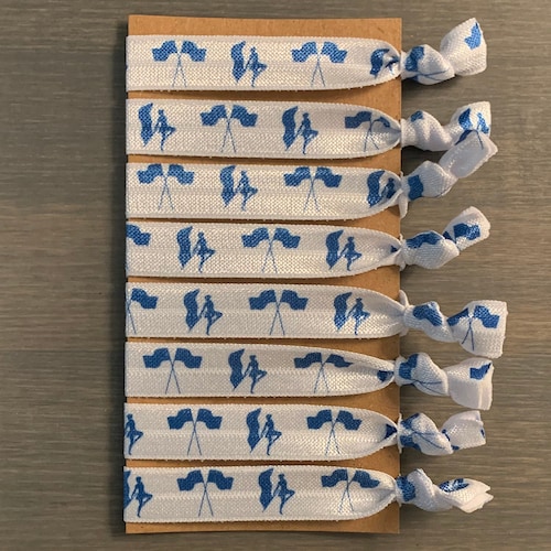 Color Guard Hair Tie Bracelets Flag Spinner Elastic Hair - Etsy