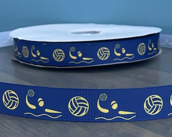 Rifle Color Guard Ribbon in Navy Blue, 7/8 Grosgrain Ribbon, Color ...