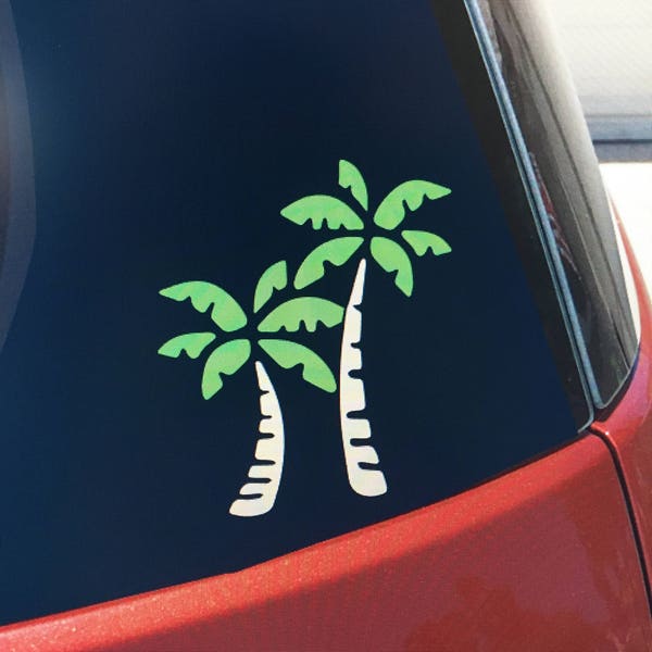 Palm Trees Sticker - Etsy
