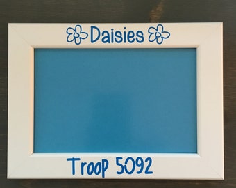 Daisy petal ornament personalized with troop number | Etsy