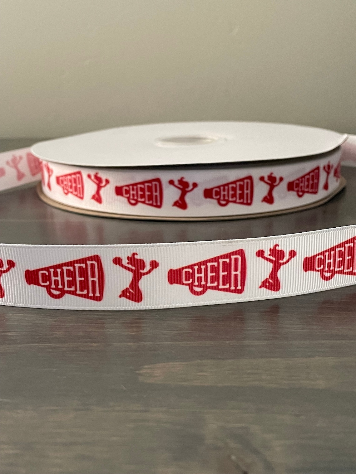 Cheer Ribbon in Red 7/8 Grosgrain Ribbon 7/8 - Etsy