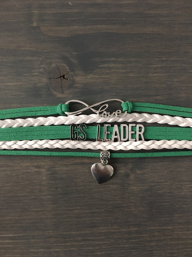 GS Leader Infinity Bracelet Troop Leader Gift - Etsy