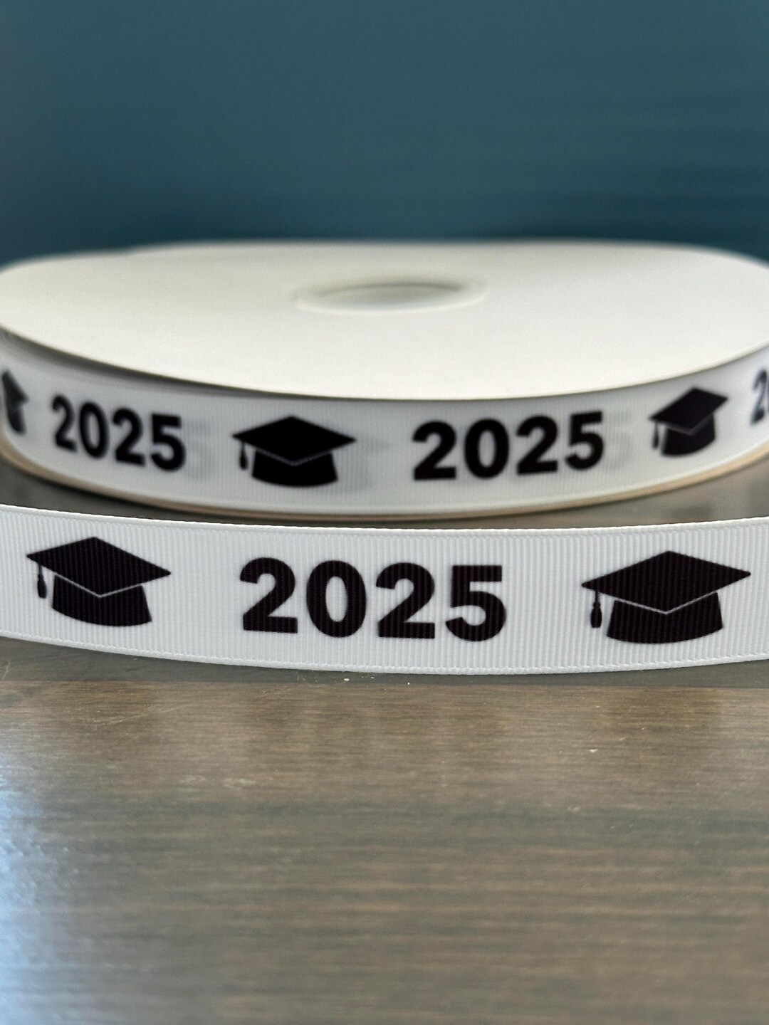 2025 Graduation Cap Ribbon, Senior Night Ribbon, 7/8" Grosgrain Ribbon ...