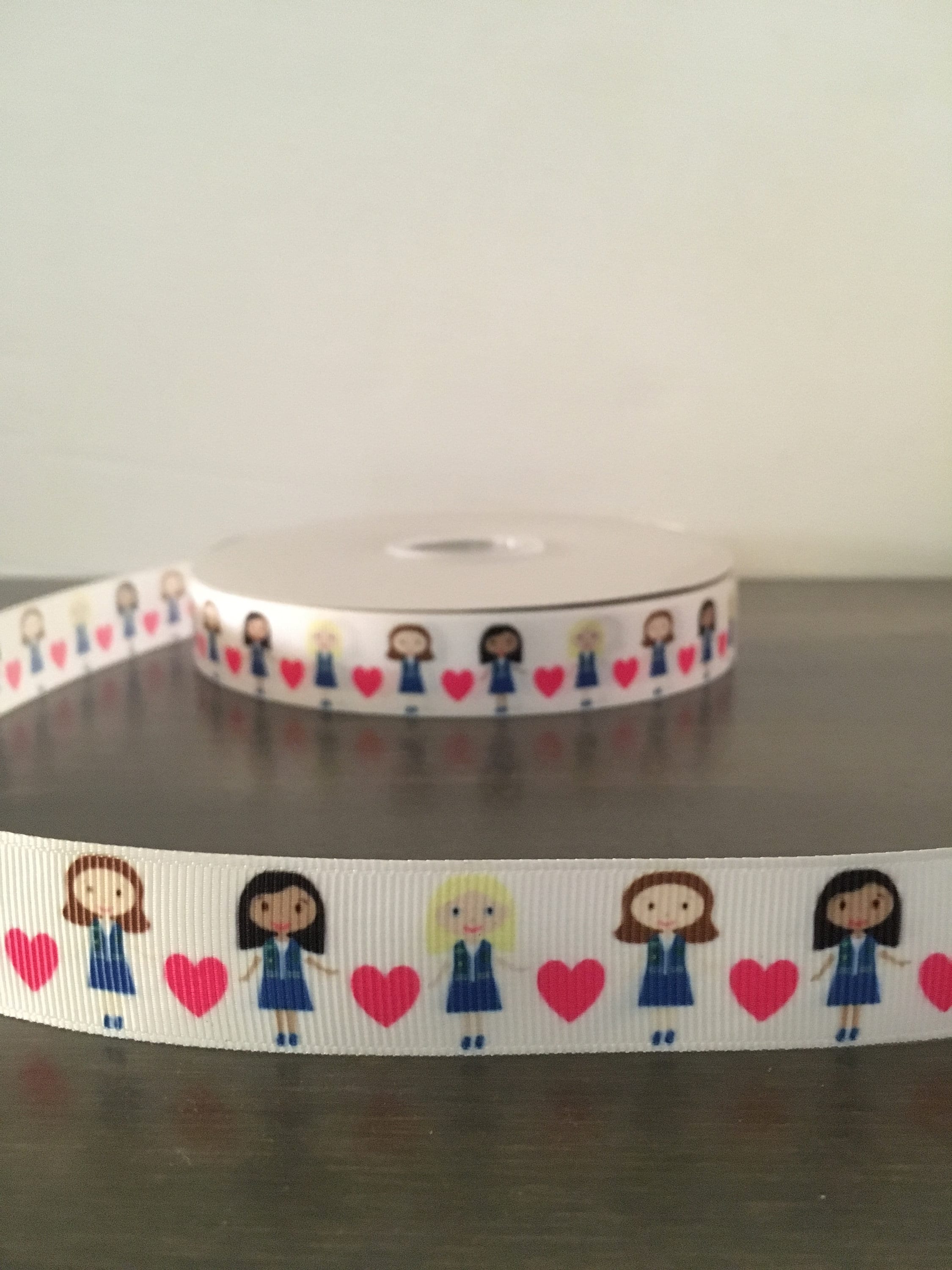 Daisy scout ribbon 7/8 grosgrain ribbon scouting | Etsy