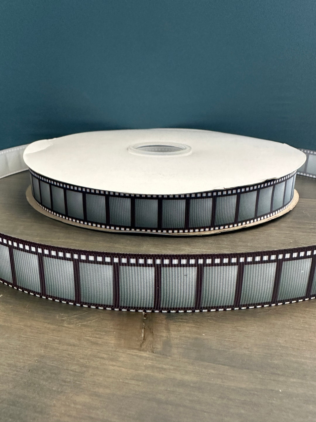 Film Ribbon, 7/8" Film School Ribbon, Film Reel Ribbon - Etsy