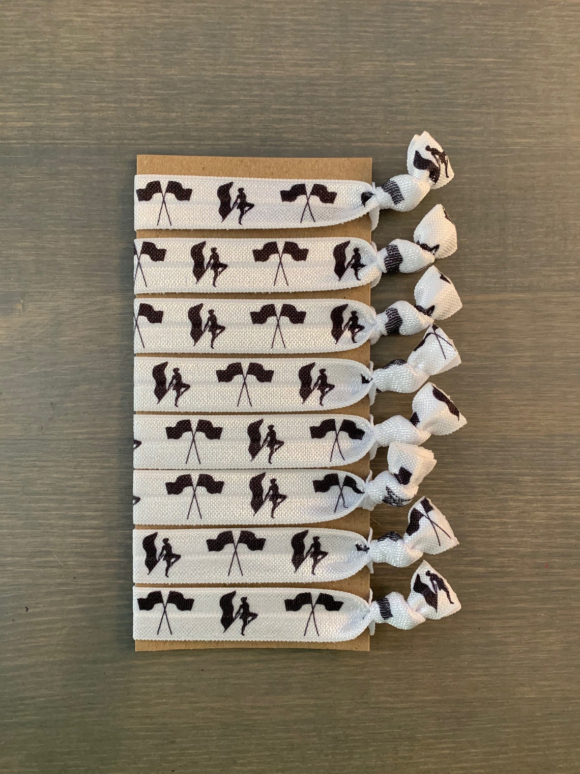 Color Guard Hair Tie Bracelets, Flag Spinner Elastic Hair Ties, Set of ...