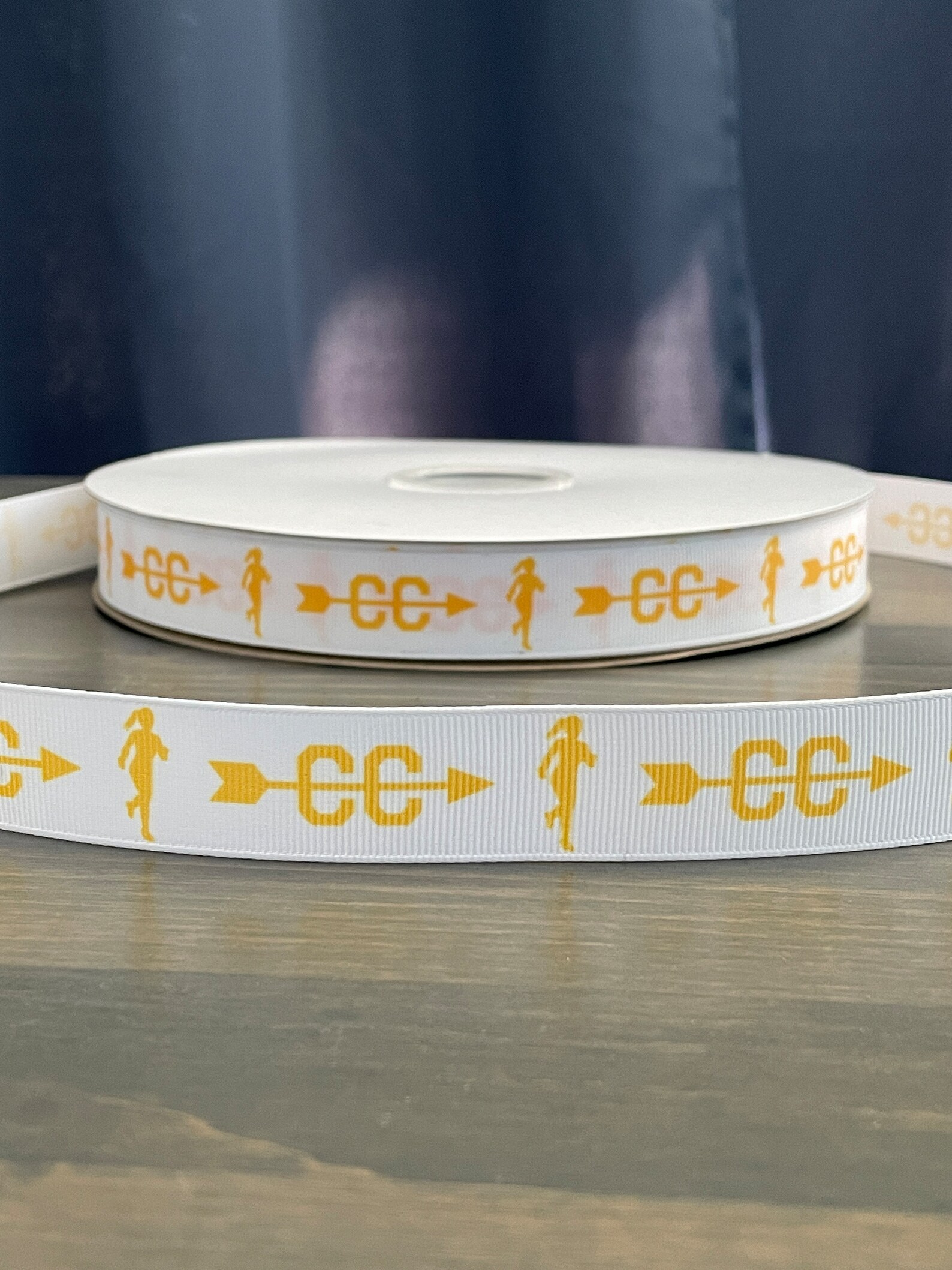 Cross Country Ribbon, 7/8" Ribbon for Bows, Various Color Options ...