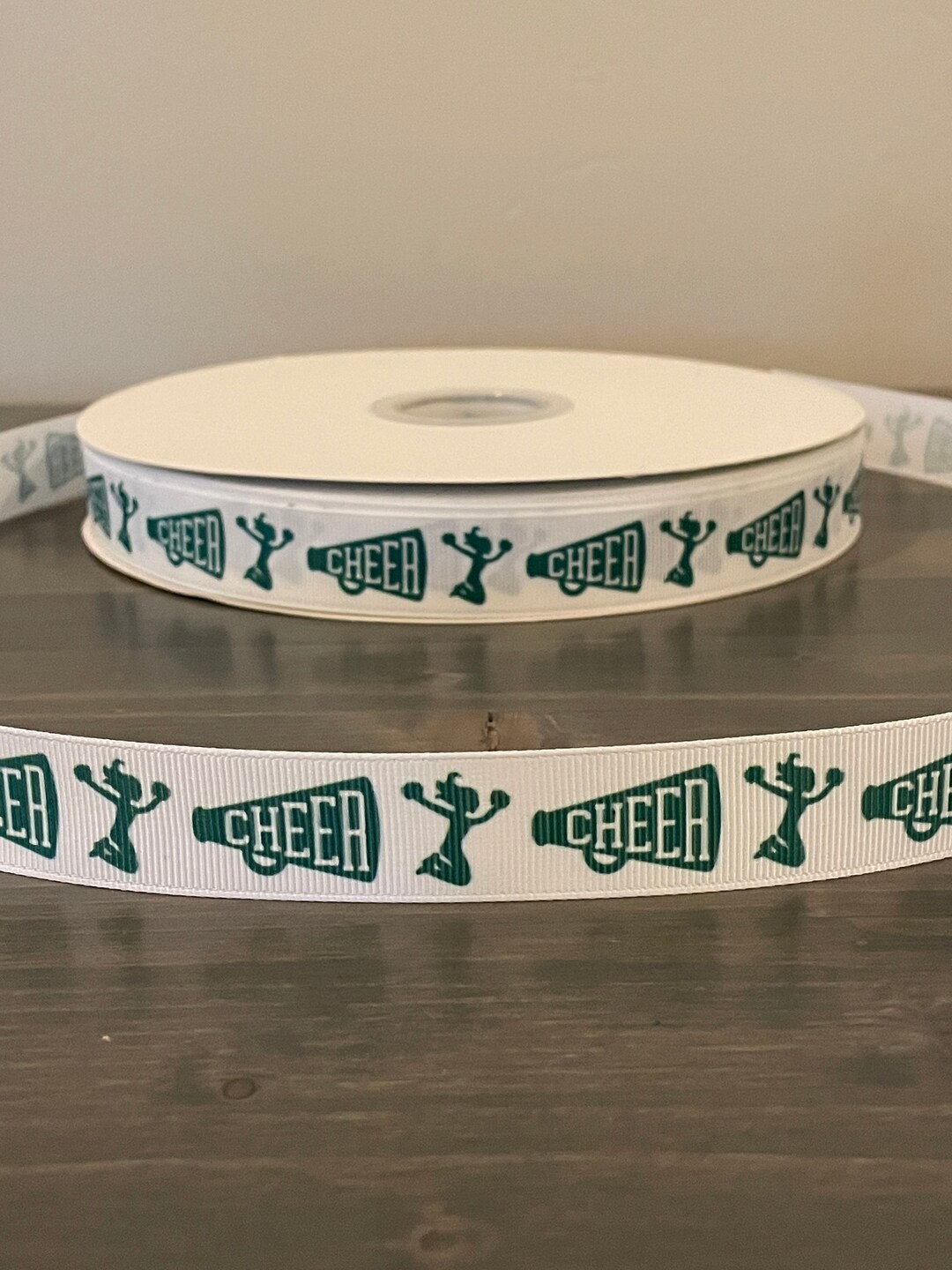 Cheer Ribbon, Hunter Green 7/8" Grosgrain Ribbon, 7/8" Ribbon That is ...