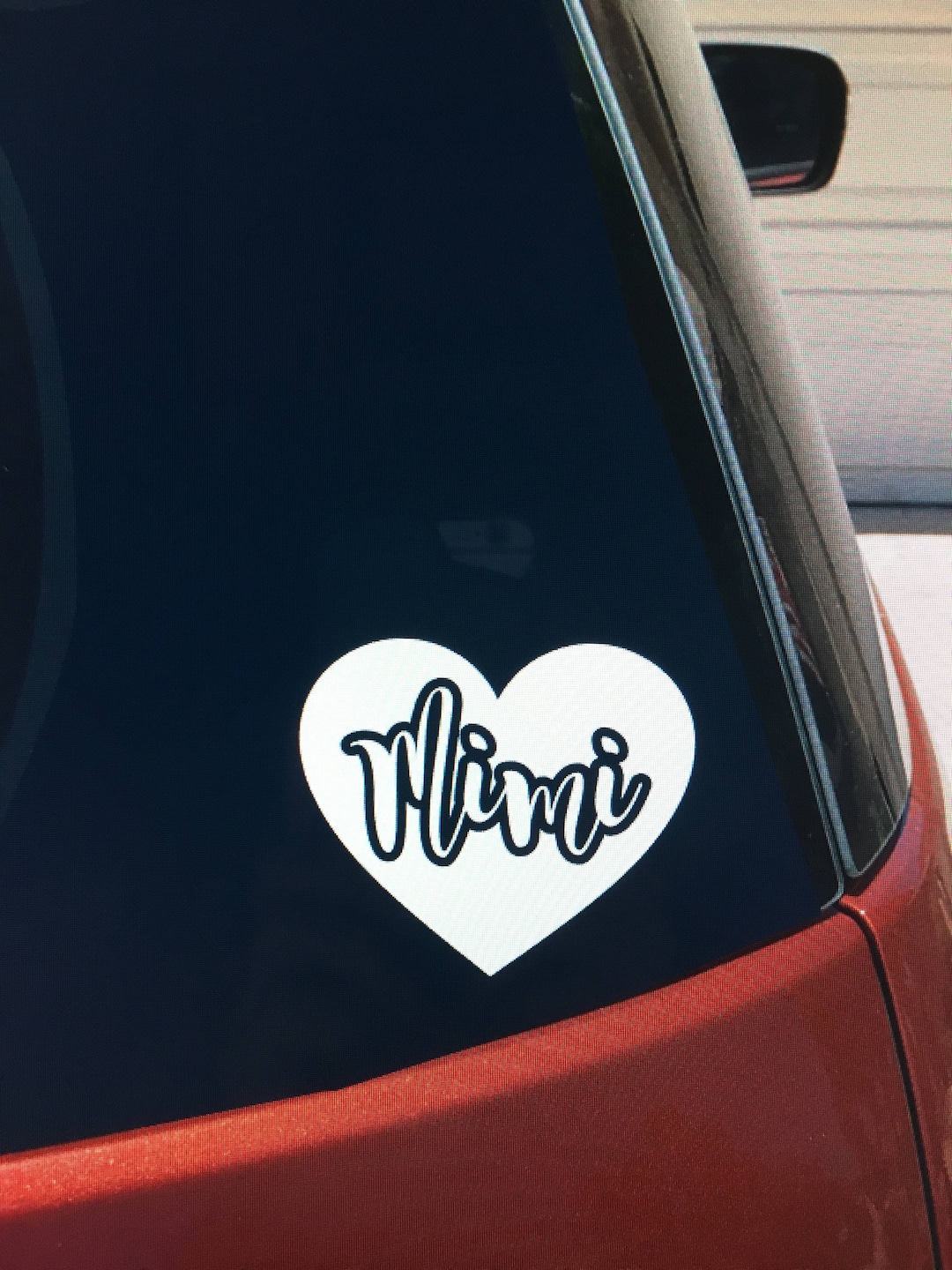 Mimi Vinyl Car Window Sticker, Mimi Decal, Gift for Grandma - Etsy