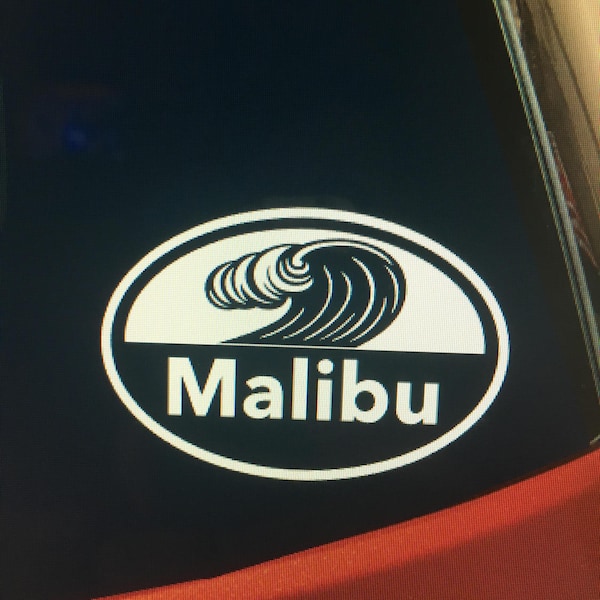 Malibu Decal - Etsy