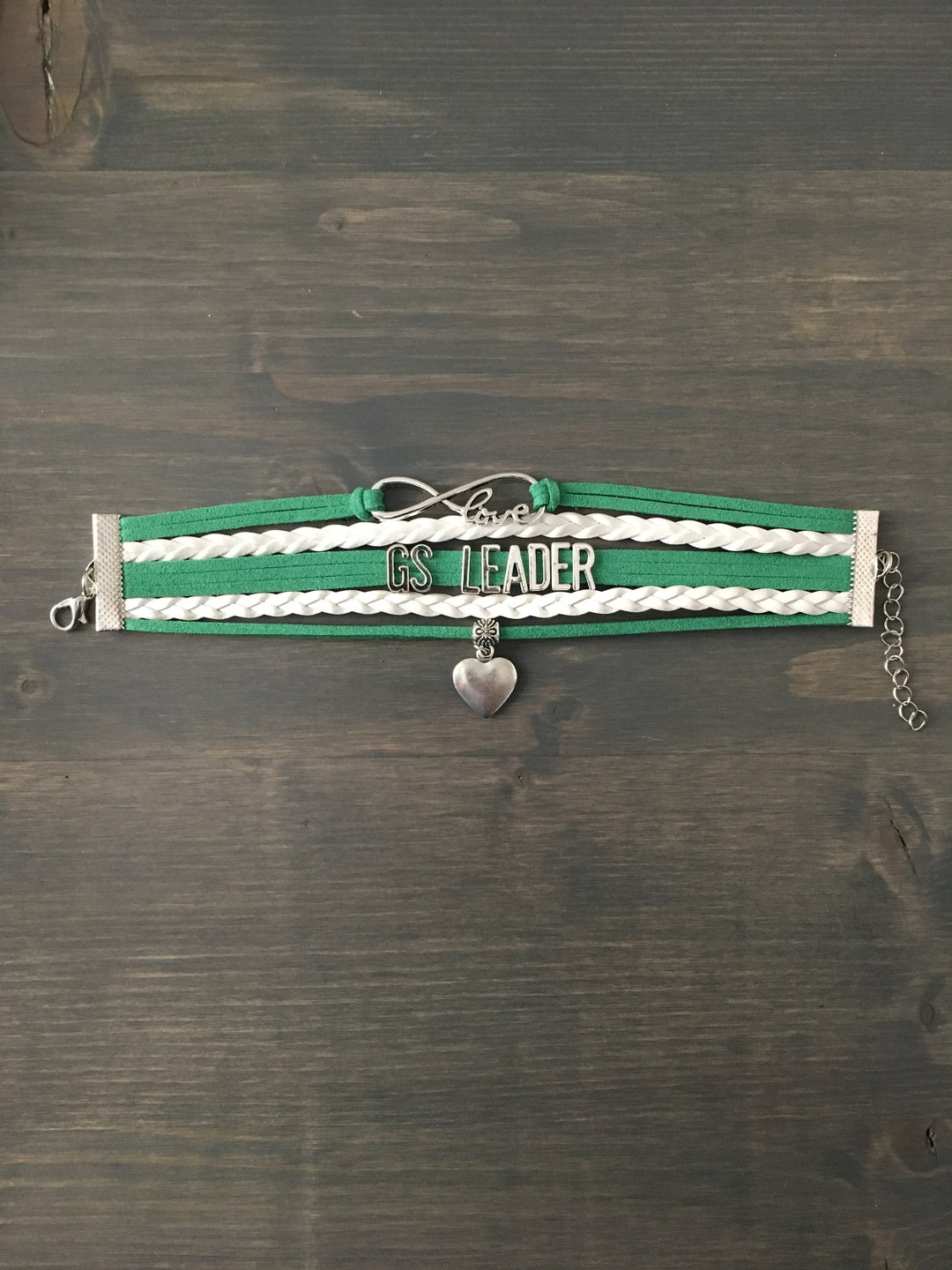 GS Leader Infinity Bracelet, Troop Leader Gift - Etsy