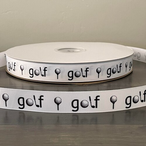 Golf Ribbon 7/8 Ribbon for Bows Golf Ribbon for Diy - Etsy