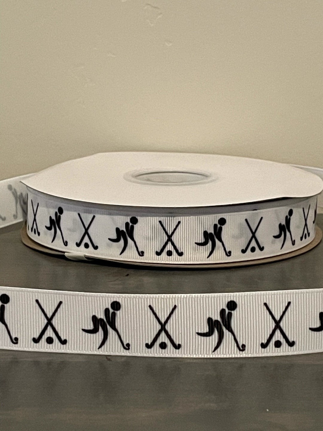 Field Hockey Ribbon, 7/8” Grosgrain Ribbon - Etsy