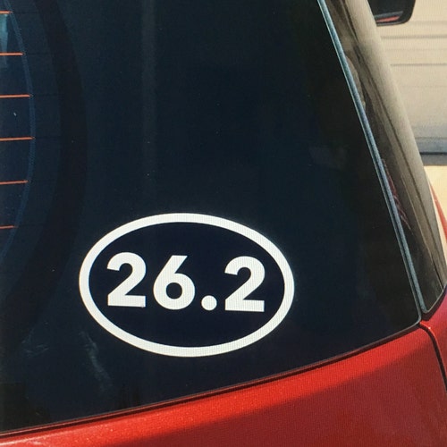 26.2 Marathon Decal 26.2 Marathon Sticker 26.2 Vinyl Decal - Etsy