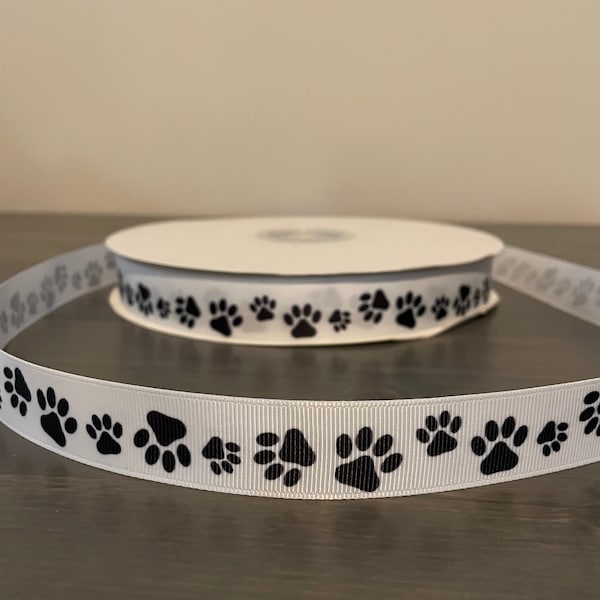 Paw Print Ribbon - Etsy