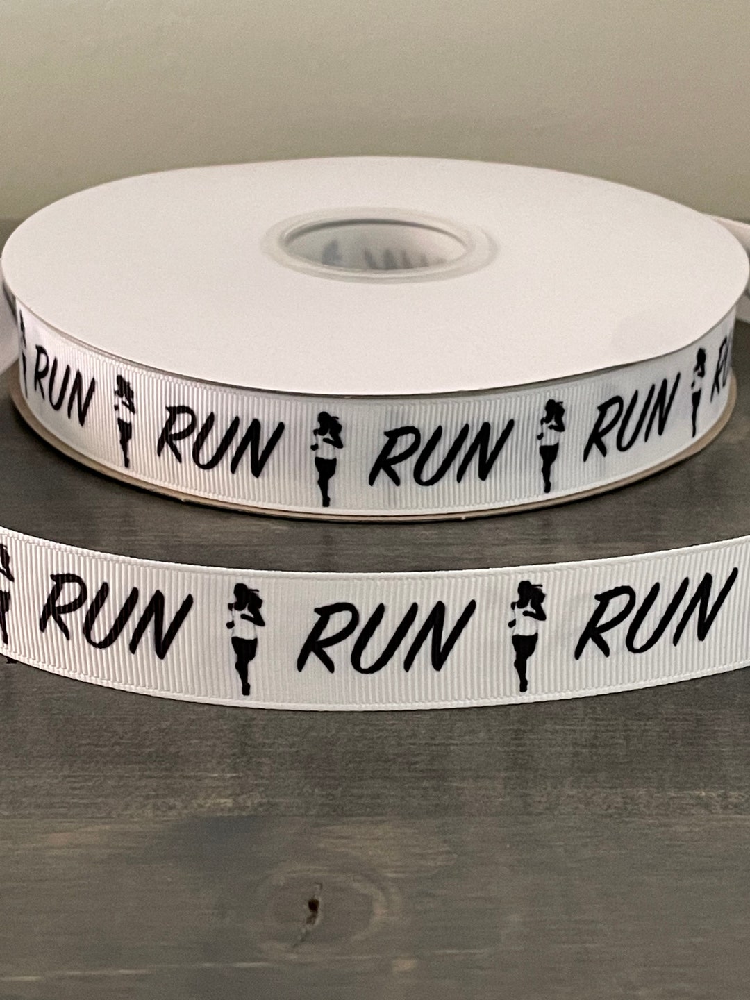 Runner Ribbon, 7/8" Grosgrain Ribbon, Running Ribbon, Gift for Runner ...