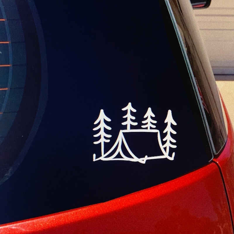 Tent Sticker - Etsy