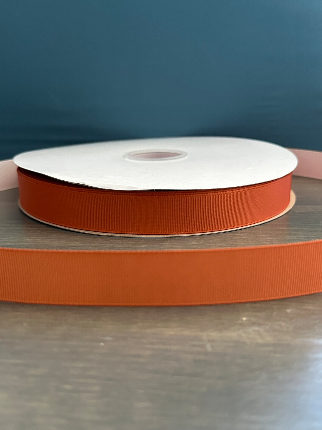 Burnt Orange Ribbon, 7/8” Grosgrain Ribbon, School Colors Ribbon, Burnt ...