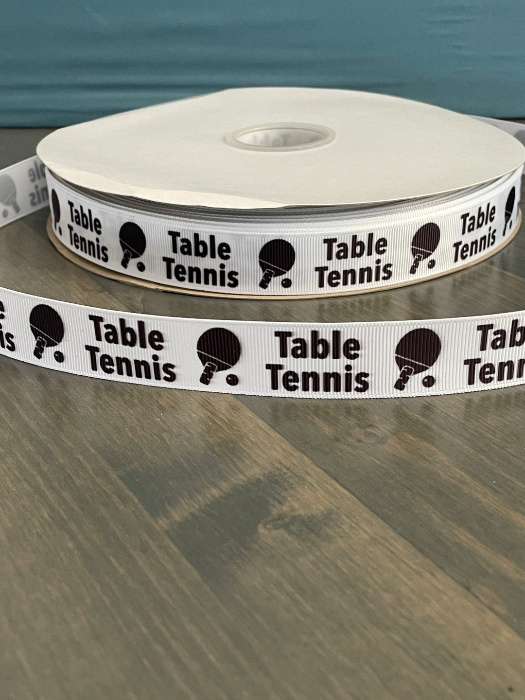 Table Tennis Ribbon, 7/8" Grosgrain Ribbon, Table Tennis Diy Craft ...